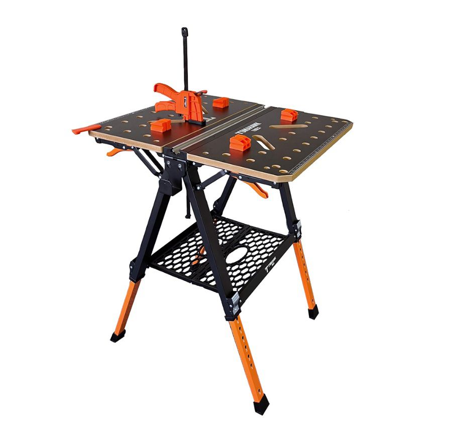 Tomahawk Multifunction Workbench With Quick Clamp And 4 X Bench Dogs ...